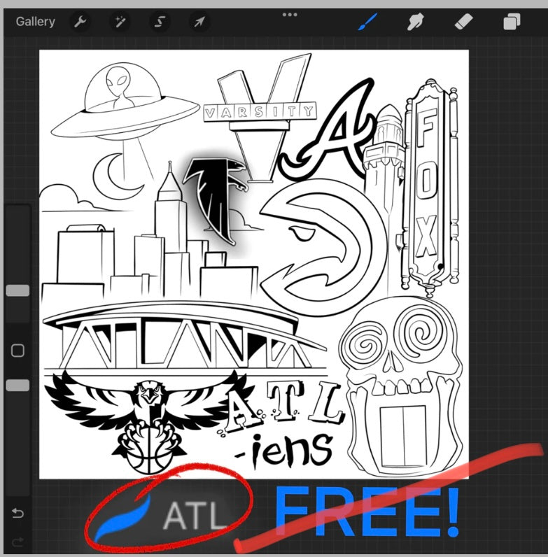 ATL *Procreate BrushSet – realtattoos